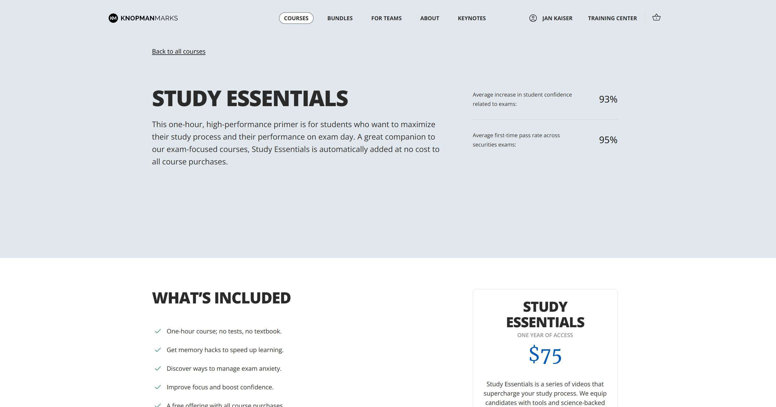 Study Essentials Knopman Marks